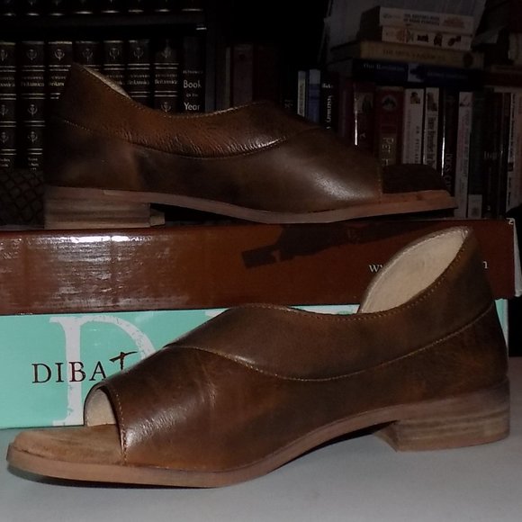 Diba | Shoes | Diba True Derby City Cognac Leather Dorsays Us9 | Poshmark